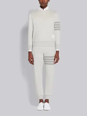Thom Browne 4-bar Crewneck Sweatshirt - Grey