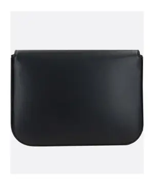 Prada Emblème Leather Shoulder Bag - Black