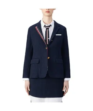 Thom Browne Trimmed Outerwear For Women