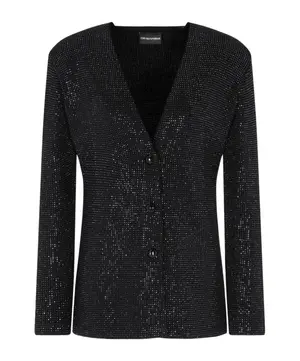 Emporio Armani V Neck Cardigans For Women