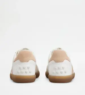 TOD'S Two-tone Lace-up Sneakers - White