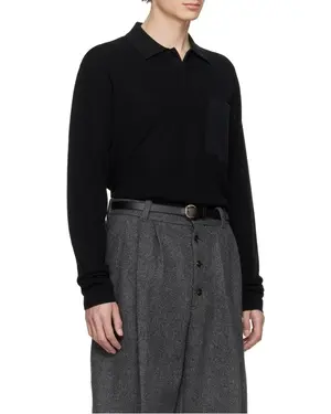 Jacquemus The Tricot Long-sleeve Polo Shirt