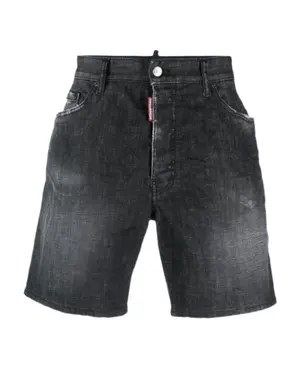 Dsquared2 Marine Denim Shorts - Black