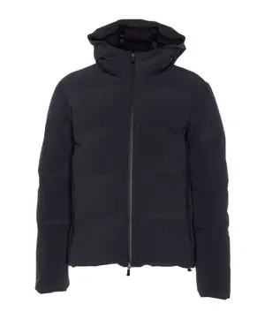 Herno Hooded Down Jacket With Quilted Detailing