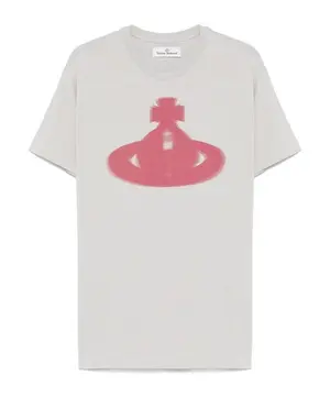 VIVIENNE WESTWOOD Halftone Orb T-shirt - Grey