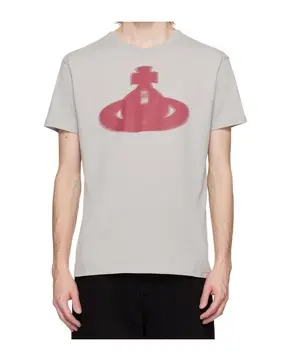 VIVIENNE WESTWOOD Halftone Orb T-shirt - Grey