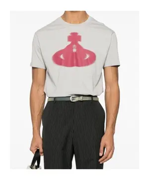 VIVIENNE WESTWOOD Halftone Orb T-shirt - Grey