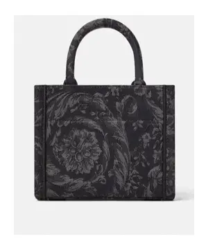 Versace Barocco Athena Top Handle Bag - Black