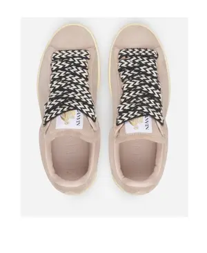 LANVIN Lite Curb Low-top Sneakers - Nude