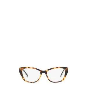 Prada Cat Eye Frame Eyeglasses - Brown