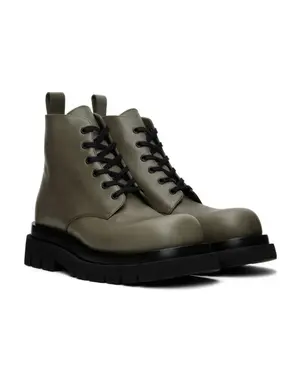 Bottega Veneta Lug Lace-up Ankle Boots