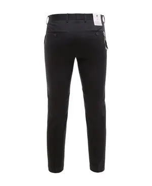 PT TORINO Slim Fit Trousers - Black
