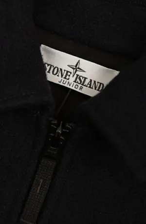 Stone Island Long Sleeve Lapel Jacket With Zip Closure