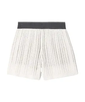 Brunello Cucinelli Openwork Knit Shorts