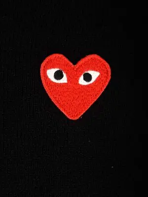 Play Comme Des Garcon Wool Cardigan