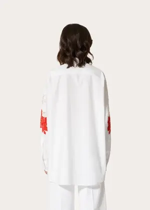 Valentino Garavani Floral Lace Insert Shirt