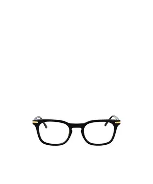 Linda Farrow Full Frame Plain Mirror Eyeglasses - Black