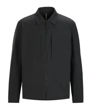 Veilance Arc" Zip Front Shirt Jacket - Black