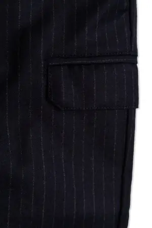 Bonpoint Striped Elasticated Waistband Cargo Pants