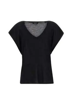 DONDUP Short Sleeve V-neck T-shirt