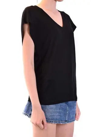 DONDUP Short Sleeve V-neck T-shirt