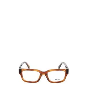 Miu Miu Miu Miu Rectangular Frame Eyeglasses Multicolor