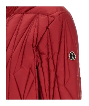 Moncler Geo Camo Zip-up Jacket - Agate Red