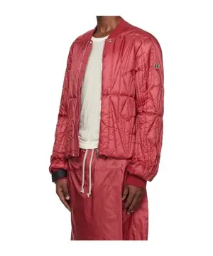 Moncler Geo Camo Zip-up Jacket - Agate Red