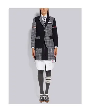 Thom Browne 4-bar Striped Ribbed Tights