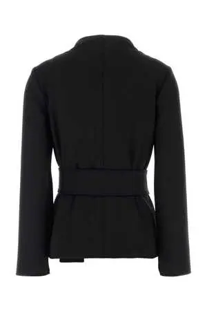 Max Mara Belted Jacket - Black