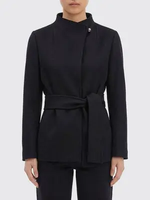Max Mara Belted Jacket - Black