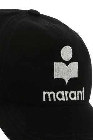 Isabel Marant Étoile Logo Embroidered Baseball Cap - Black