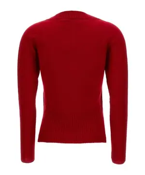 Simone Rocha Scoop Neck Cashmere Sweater - Red