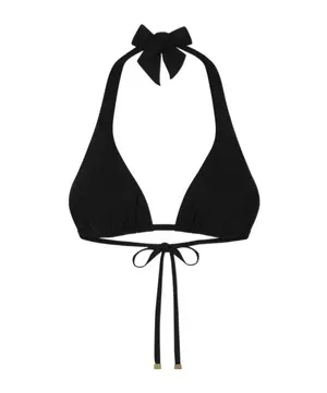 Dolce & Gabbana Padded Triangle Bikini Top - Black