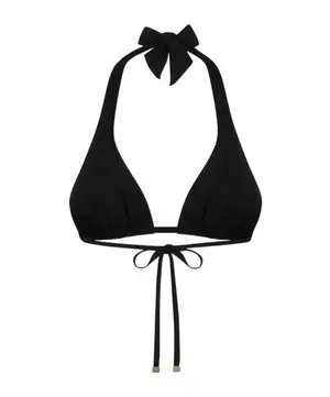 Dolce & Gabbana Padded Triangle Bikini Top - Black