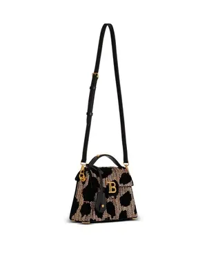 Balmain Embellished Velvet B-buzz Dynasty Bag