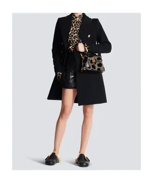 Balmain Embellished Velvet B-buzz Dynasty Bag
