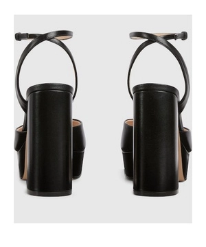 Gucci Horsebit Platform Sandals - Black