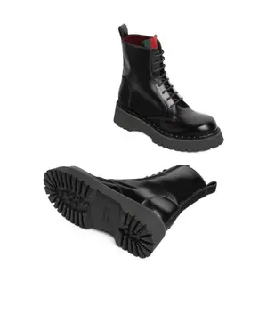 Gucci Lace-up Combat Boots