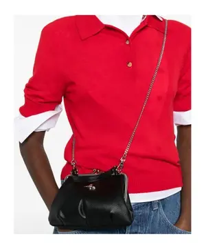 VIVIENNE WESTWOOD Granny Frame Purse With Chain Strap