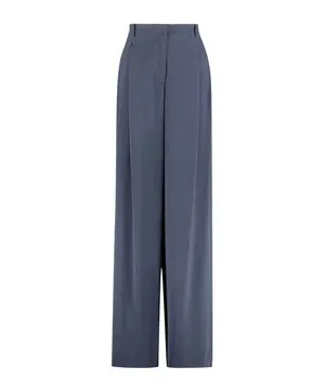 Fabiana Filippi High Waisted Wide-leg Trousers - Blue