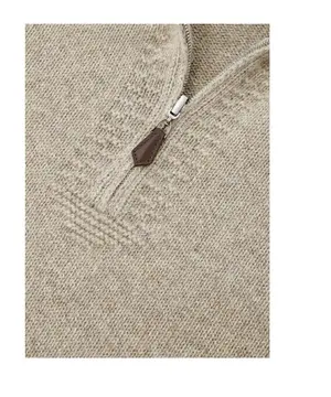 Loro Piana Carezza Quarter Zip Sweater