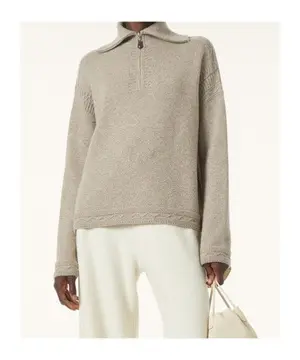 Loro Piana Carezza Quarter Zip Sweater