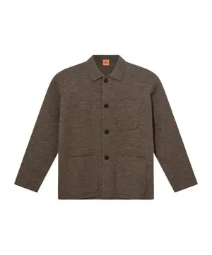 ANDERSEN-ANDERSEN Lapel Long-sleeved Sweater