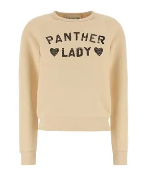 Valentino Garavani Crewneck Long Sleeve Sweatshirt - Pale Orange