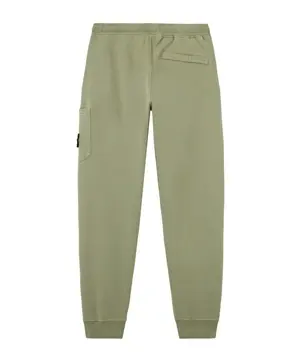 Stone Island Patch-pocket Cotton Track Pants - Sage