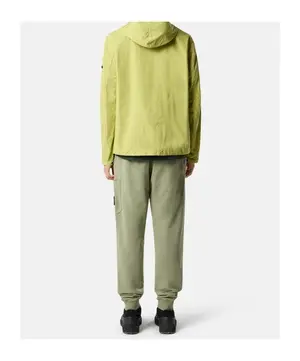 Stone Island Patch-pocket Cotton Track Pants - Sage