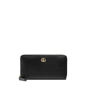 Gucci Double G Zip-around Wallet - Black