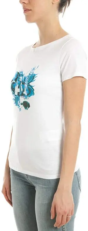 Emporio Armani Floral Logo T-shirt - White