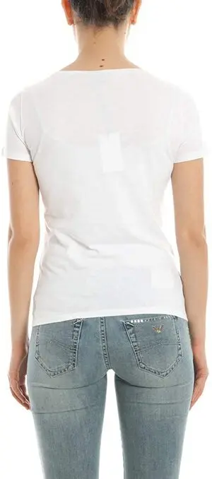 Emporio Armani Floral Logo T-shirt - White